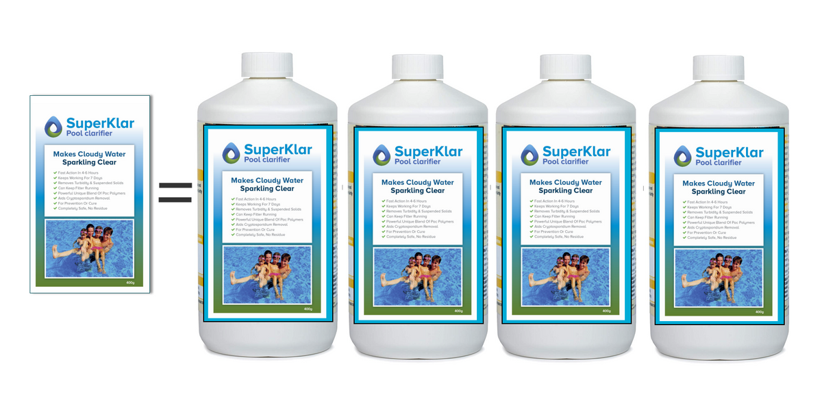 SuperKlar Swimming Pool, Hot Tub & Spa PAC Concentrated Clarifier Powd ...